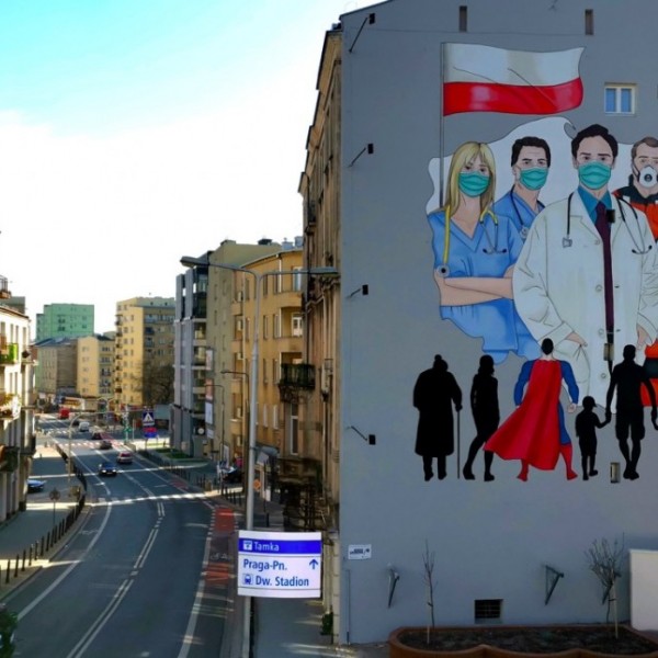 Bohater bez peleryny– nowy mural - Polska - Sztuka Krajobrazu